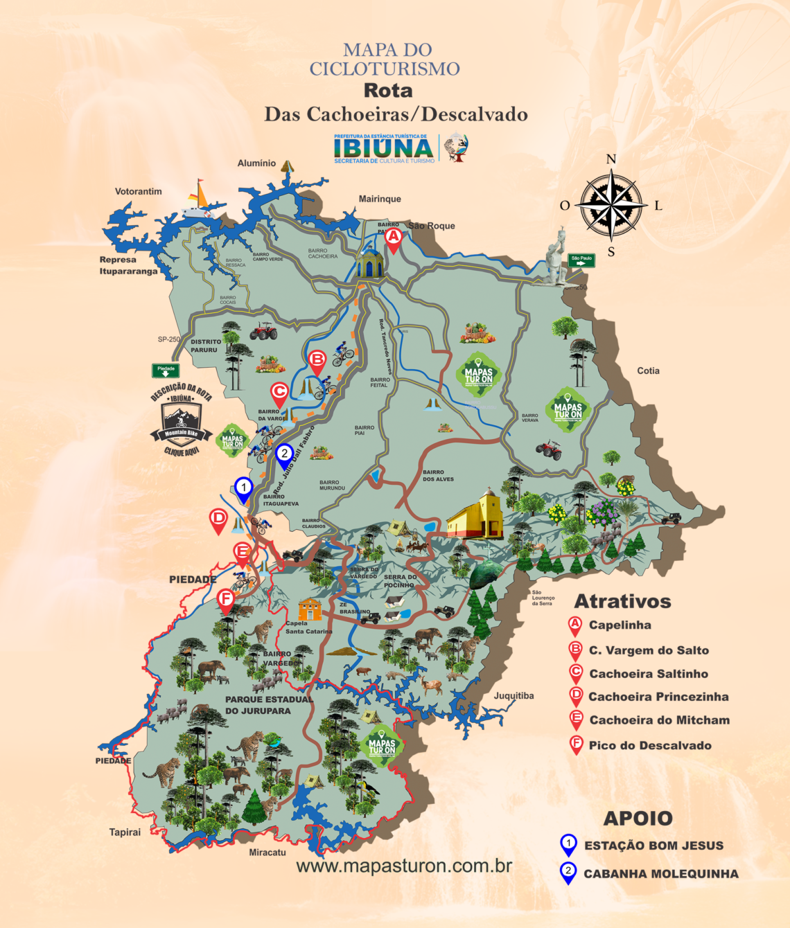 Rotas Cicloturísticas – Visite Ibiúna